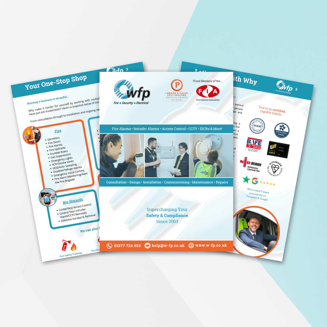 Download Your Free WFP Fire, Security & Electrical Brochure
